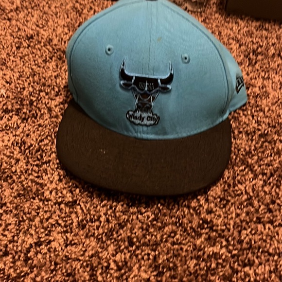 New Era | Accessories | A Bulls Blue Hat That Has Two Stains But Small ...
